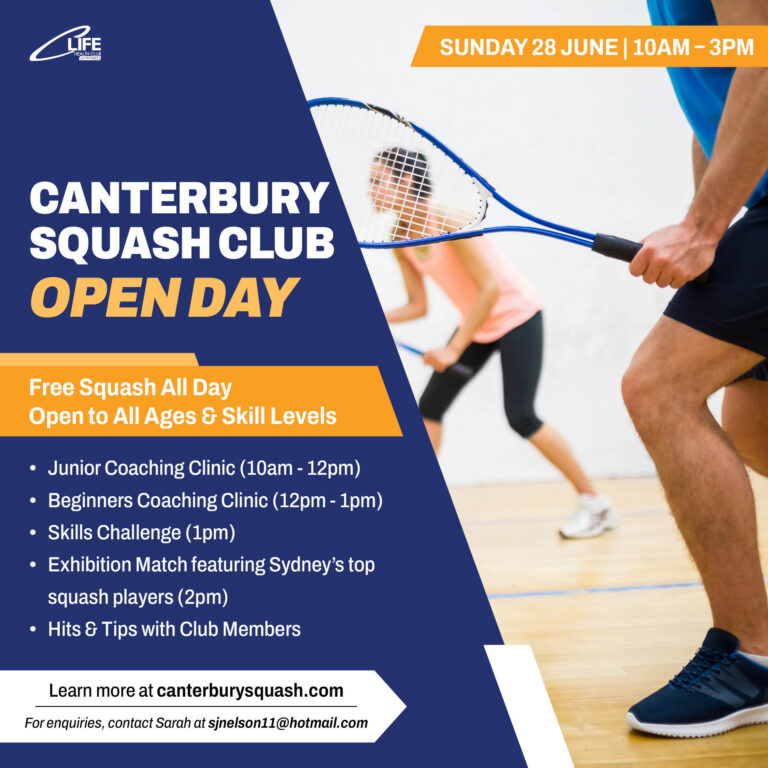 Canterbury Squash - Open Day - C-Life Health Club